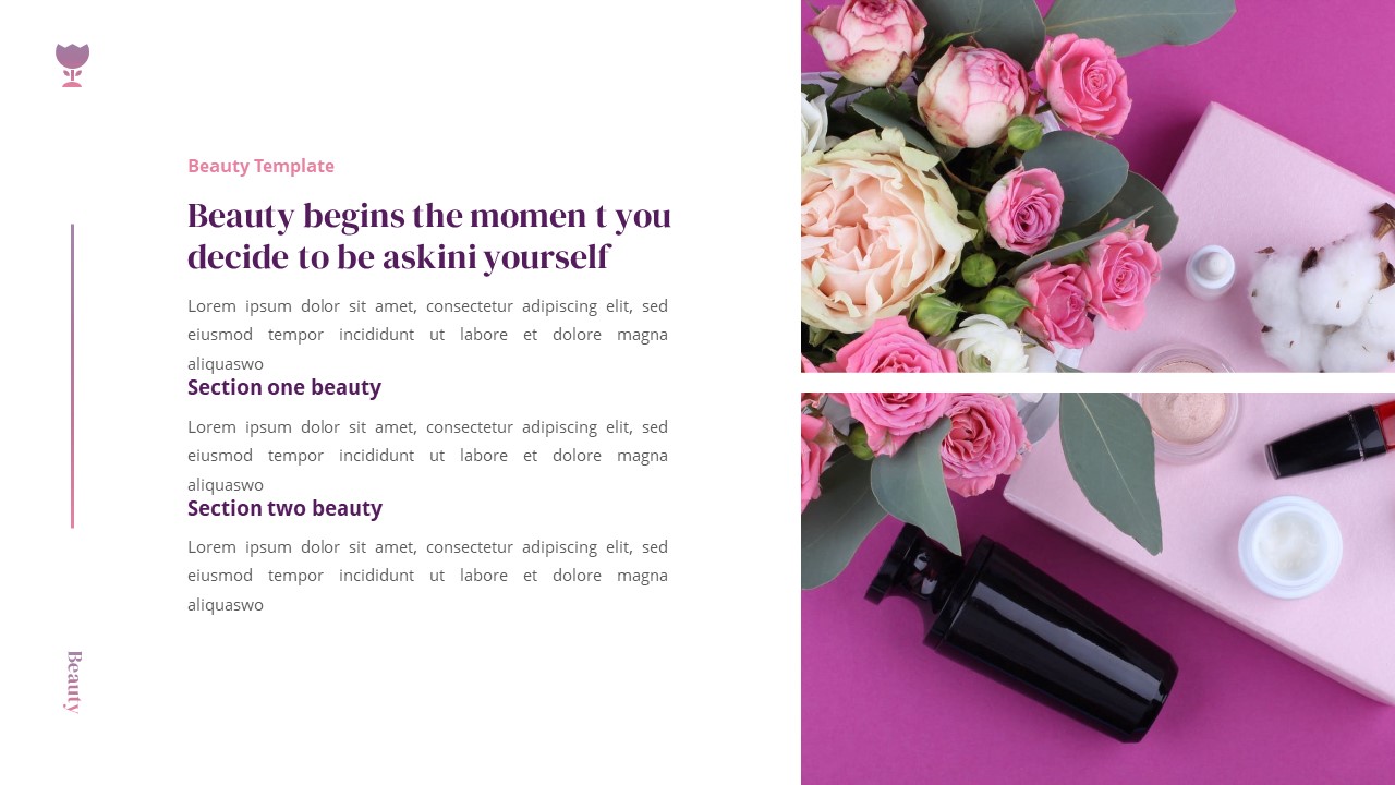 Beauty - Cosmetics Powerpoint Template, Presentation Templates ...