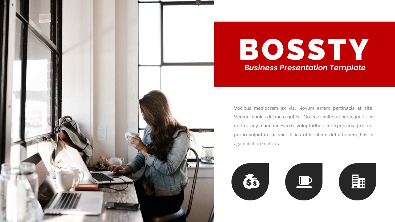 Bossty - Business and Finance Powerpoint Template, Presentation Templates
