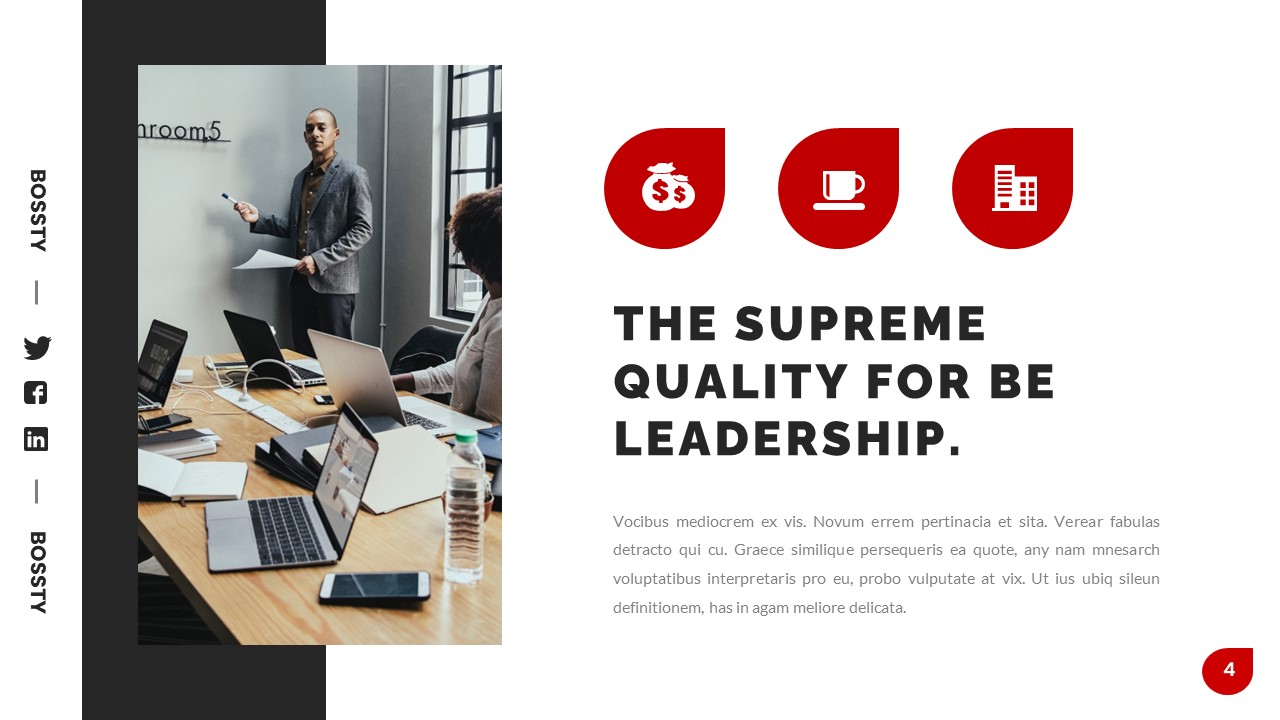 Bossty - Business and Finance Powerpoint Template, Presentation Templates