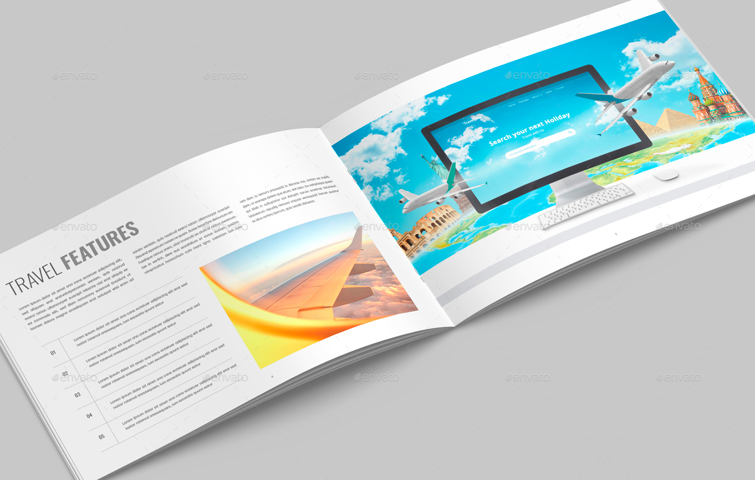 Agency Travel Catalog, Print Templates | GraphicRiver