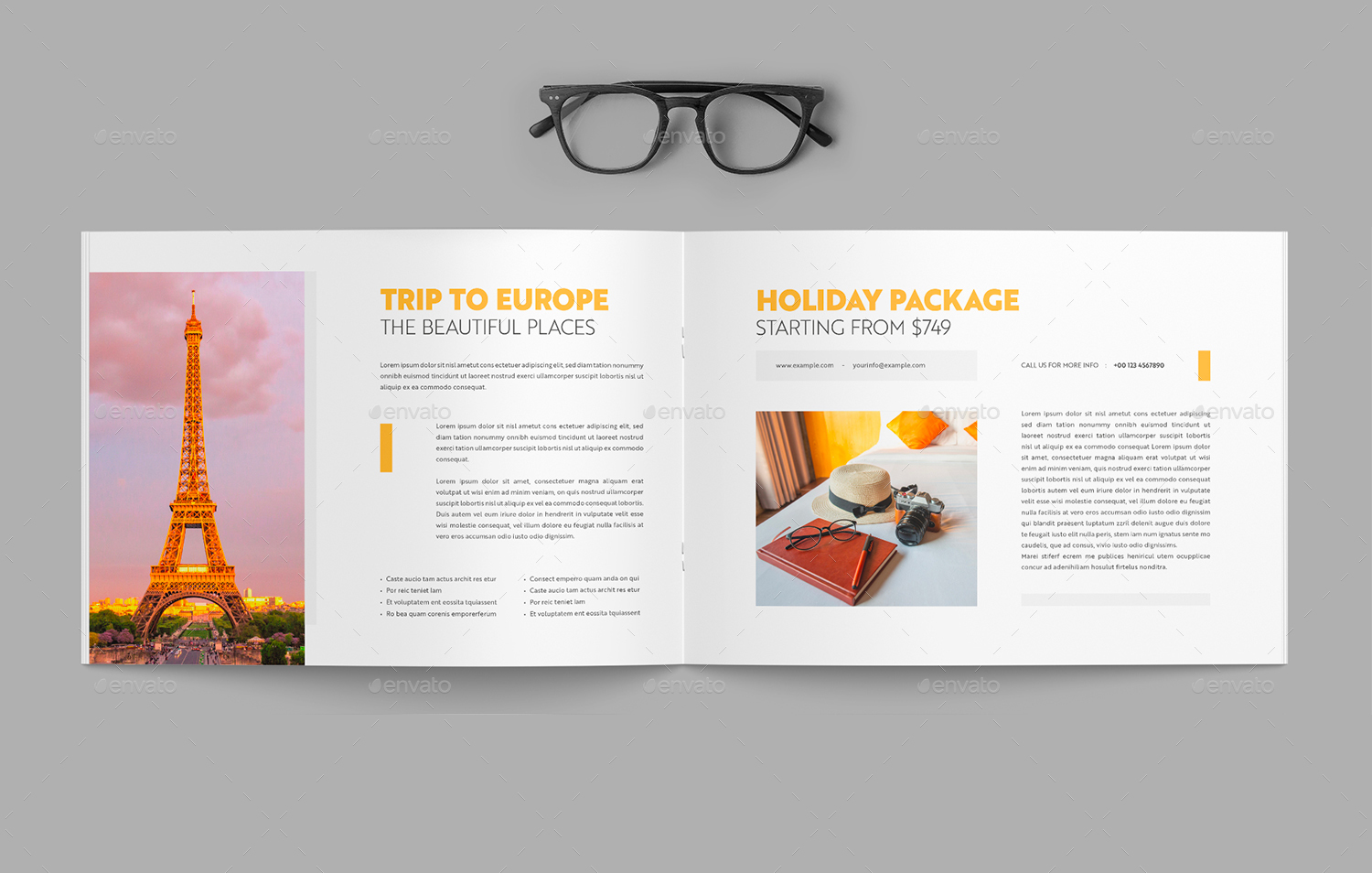 Travel Agency Catalog, Print Templates | GraphicRiver