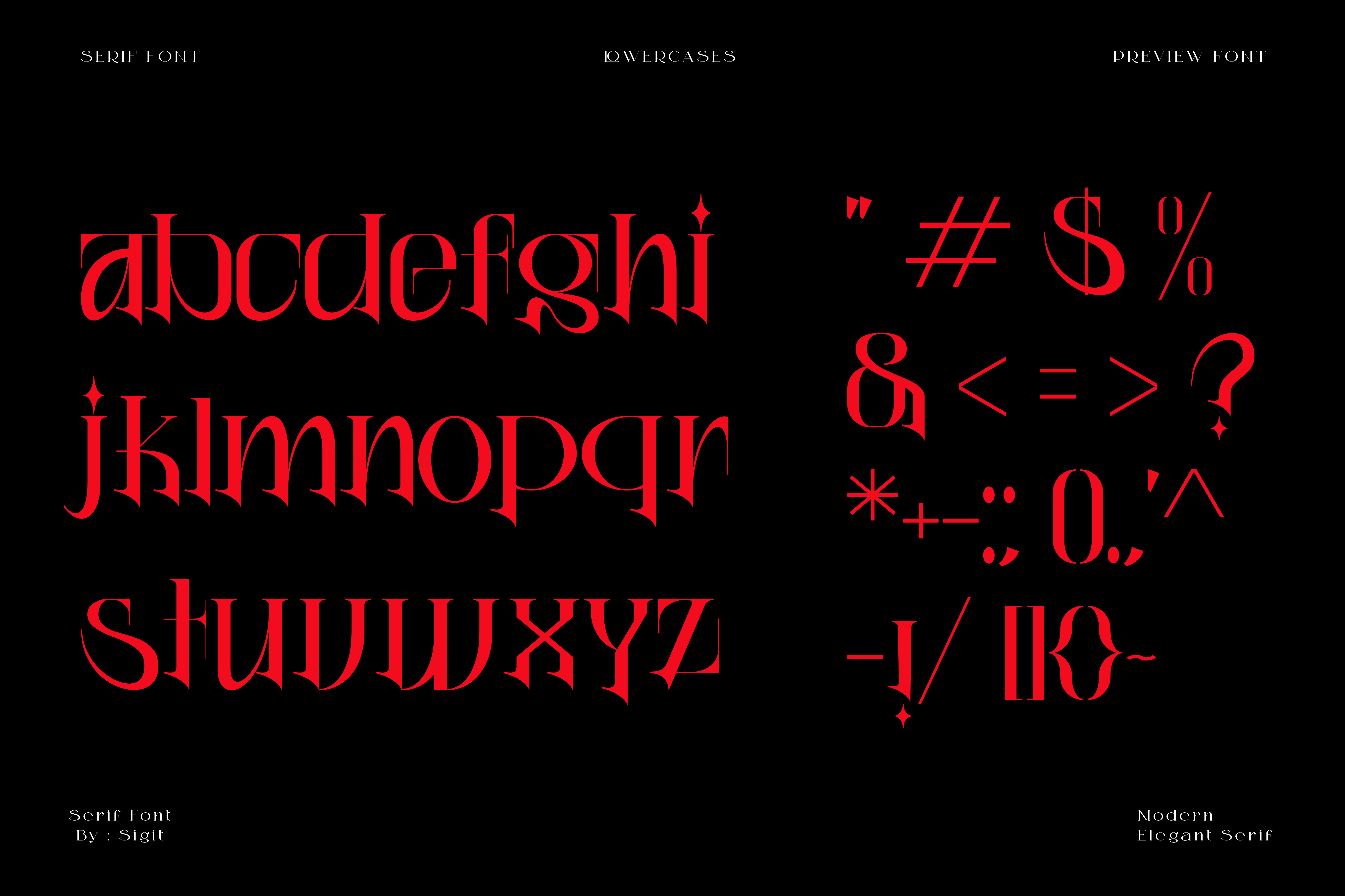 JHENIC - Gothic Serif Font, Fonts | GraphicRiver