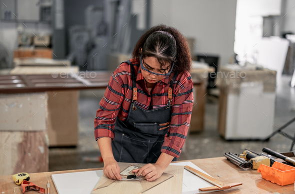 Carpenter crafts with skill, precision, using various tools - scribe ...