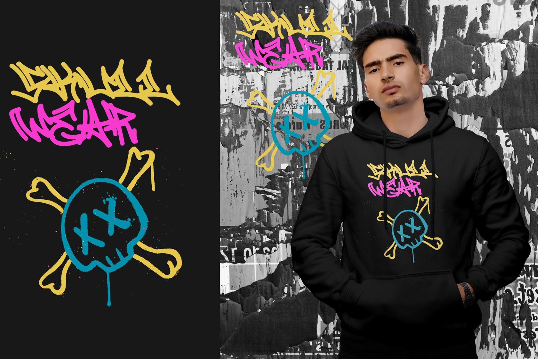 Genzi Street - Monoline Graffiti Typeface, Fonts | GraphicRiver