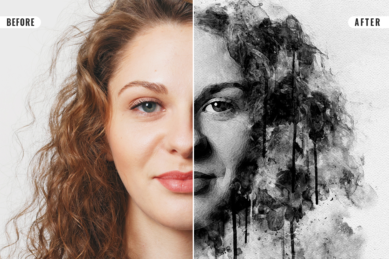 Ink Splatter Photo Effect, Add-ons | GraphicRiver