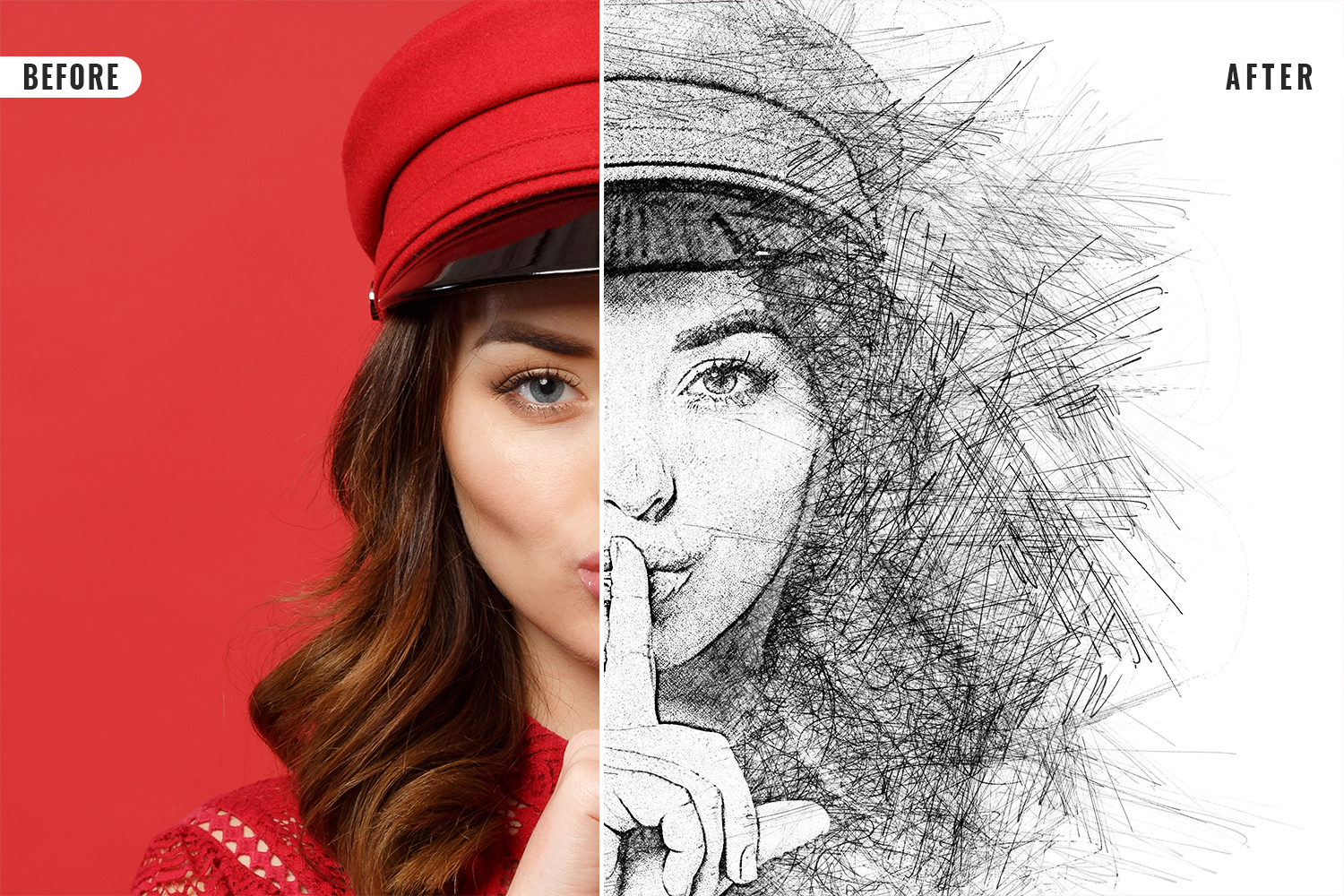 Scribble Photo Effect, Add-ons | GraphicRiver