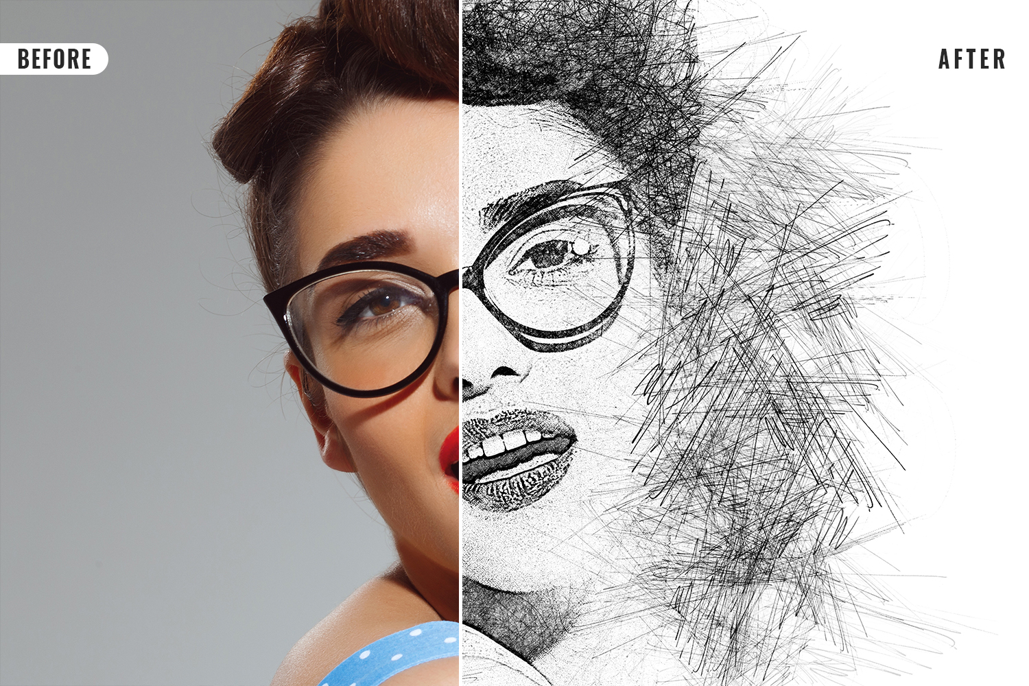 Scribble Photo Effect, Add-ons | GraphicRiver