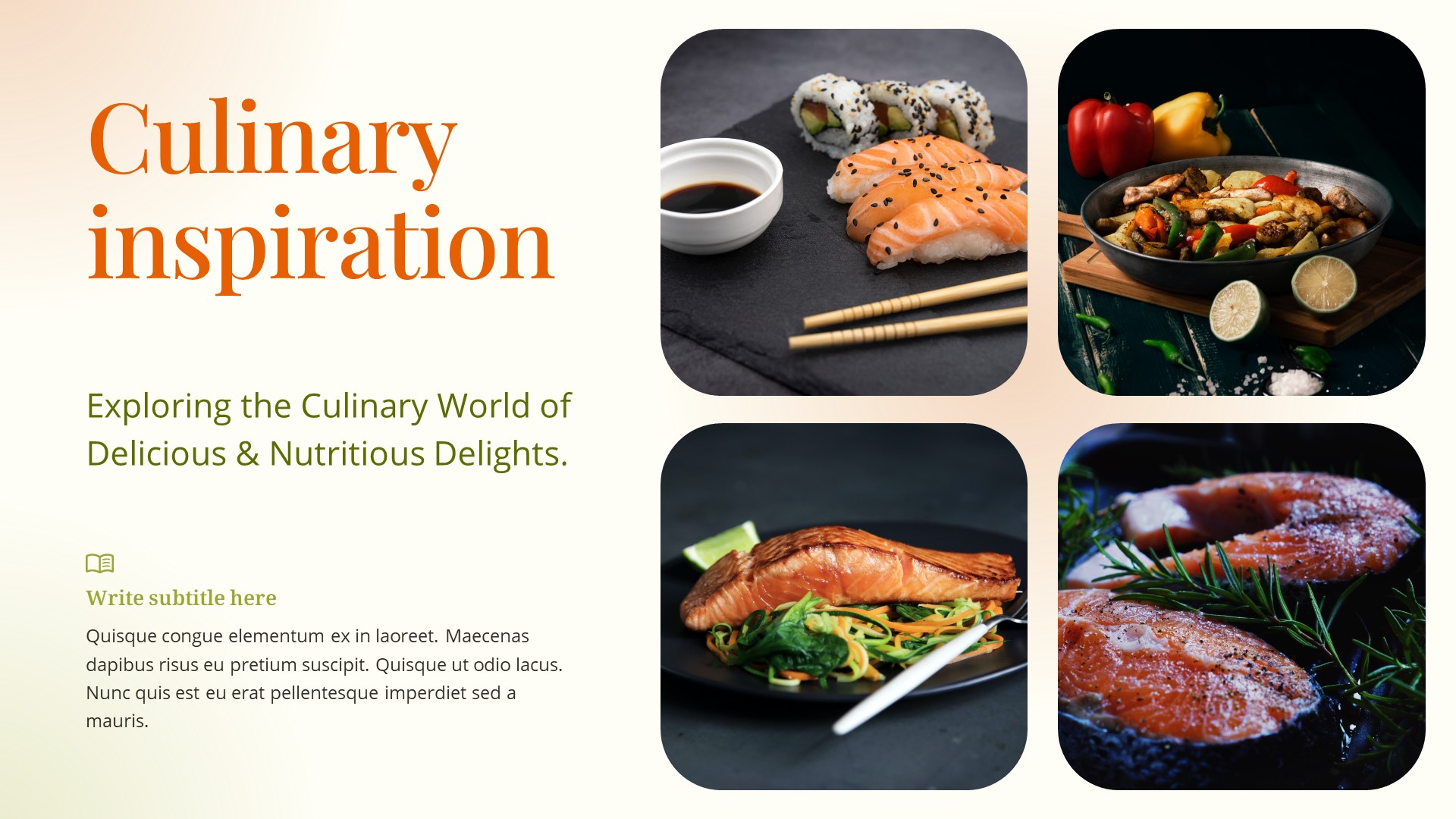 Savorix - Food Powerpoint Templates, Presentation Templates | GraphicRiver