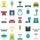 Weigh Scales Icons Set Flat Style, Vectors | GraphicRiver