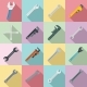Wrench Icons Set Flat Style, Vectors | GraphicRiver