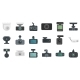DVR Icons Set Flat Vector Isolated, Vectors | GraphicRiver
