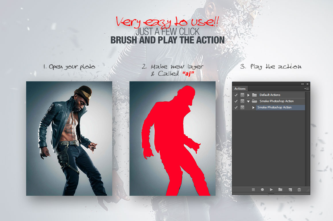 Shatter Photoshop Action, Add-ons | GraphicRiver