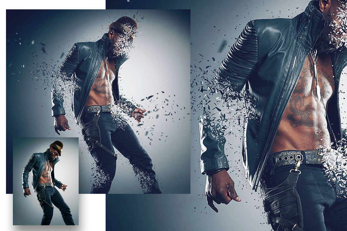 Shatter Photoshop Action, Add-ons | GraphicRiver