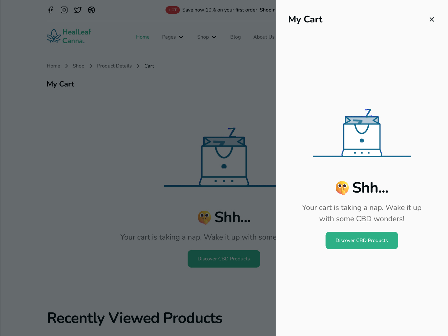 HealLeafCanna - Cannabis & Medical Marijuana Figma Design Template by ...