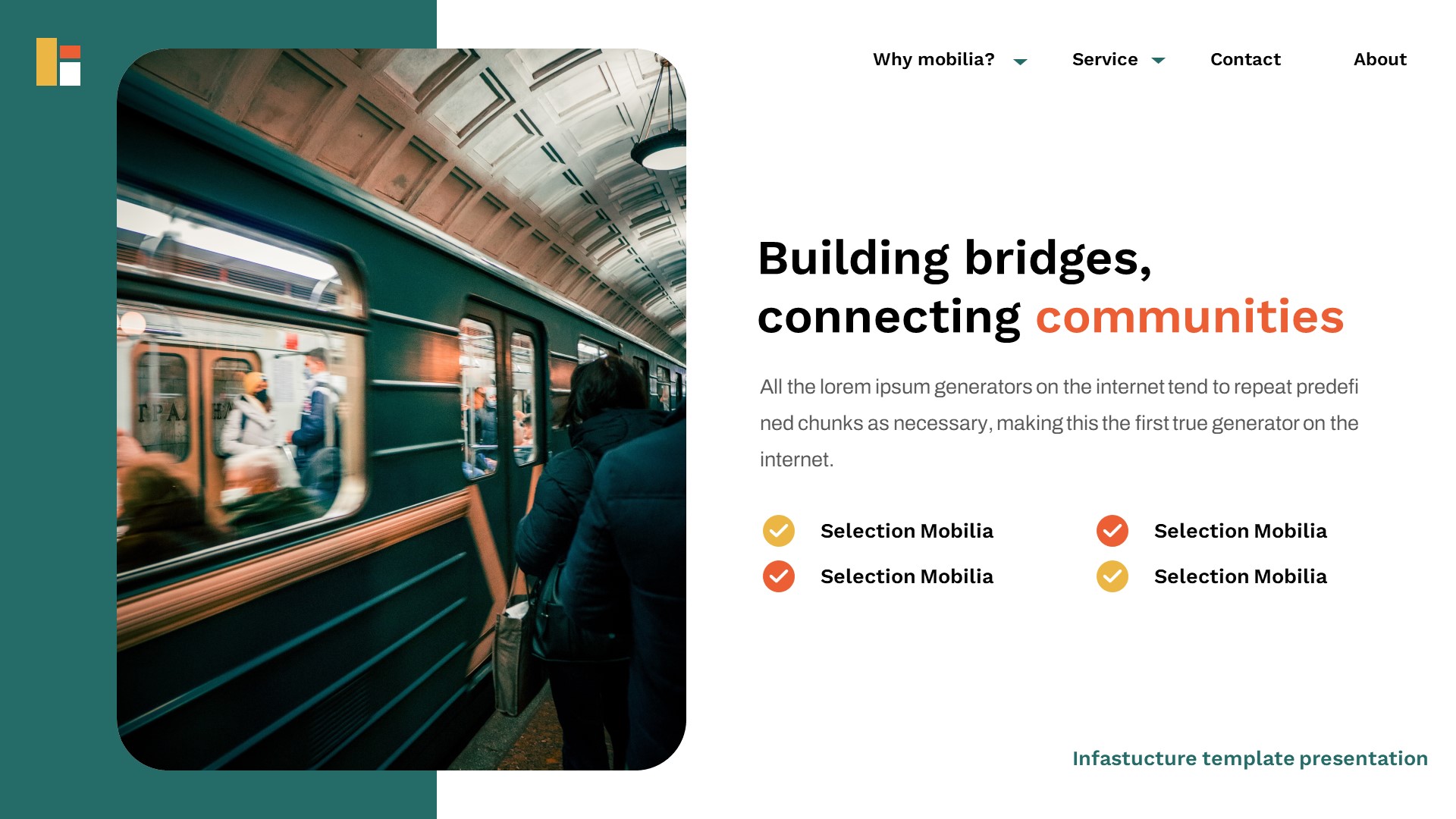 Mobilia - Business Infrastructure Powerpoint Template, Presentation ...