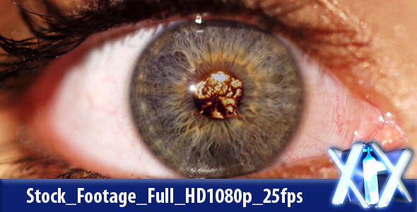 Eye Reflected Explosion, Stock Footage | VideoHive