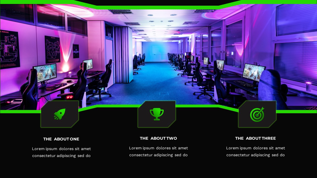 Victorious – Esport Gaming PowerPoint Template, Presentation Templates