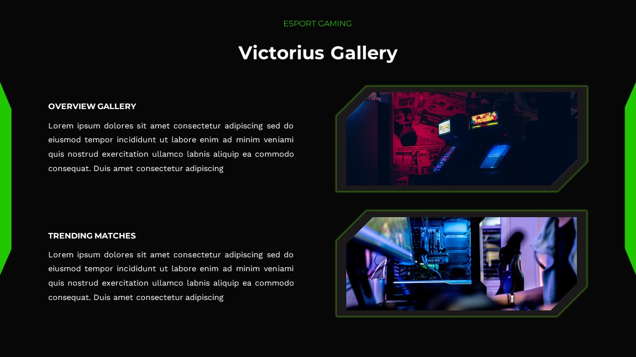 Victorious – Esport Gaming PowerPoint Template, Presentation Templates