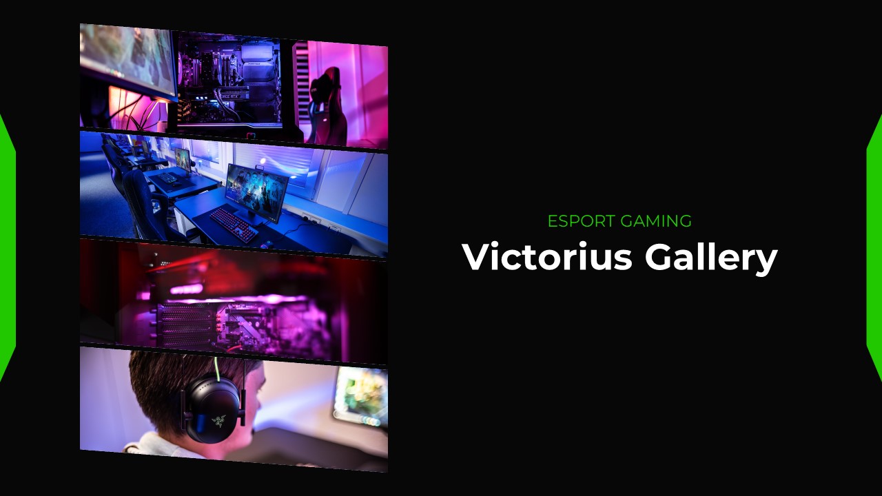 Victorious – Esport Gaming PowerPoint Template, Presentation Templates