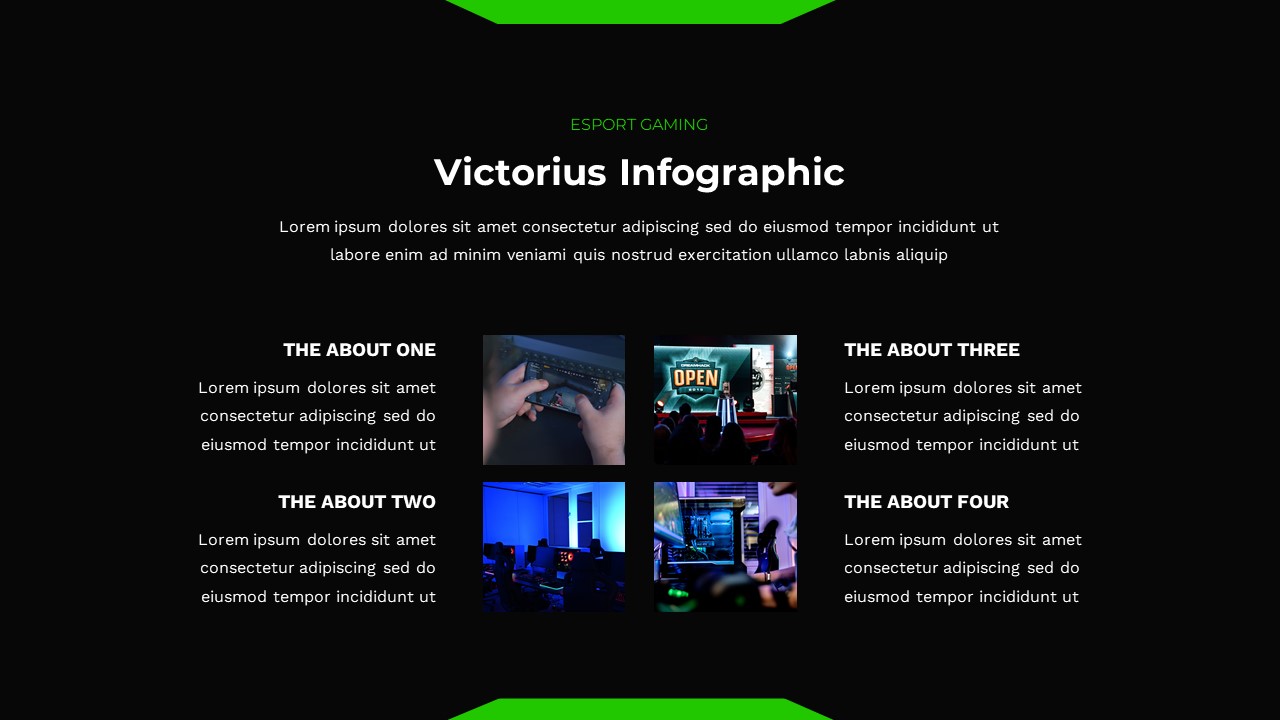Victorious – Esport Gaming PowerPoint Template, Presentation Templates