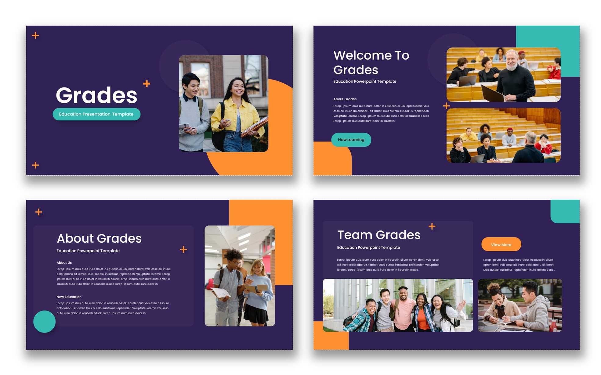 Grades - Education PowerPoint Template, Presentation Templates ...