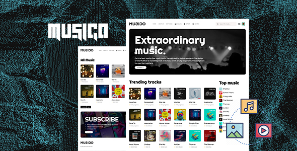 MUSICO – Music Streaming Engine by Meteros | CodeCanyon