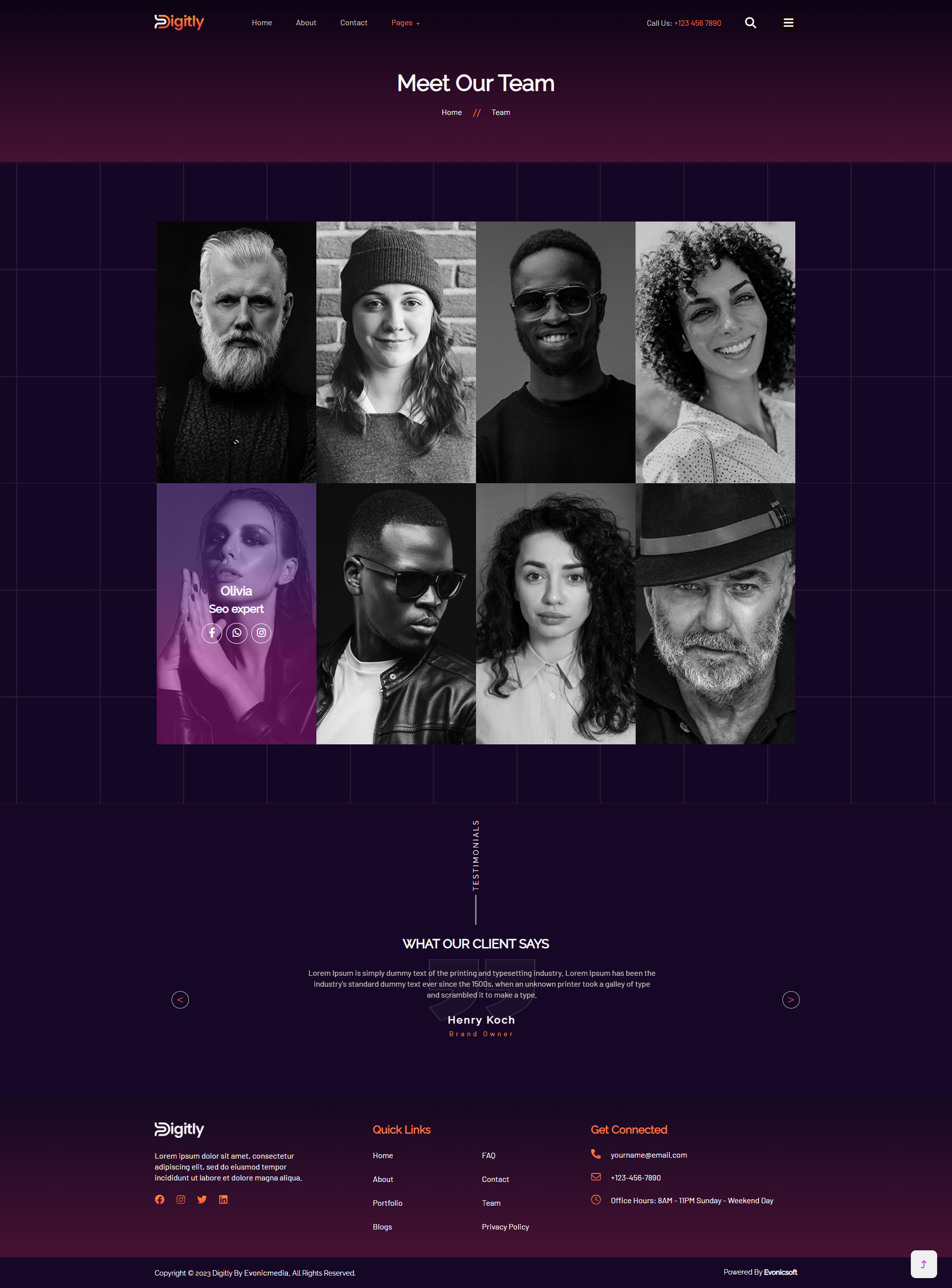 Digitly - Digital Service Agency HTML Template by Evonicmedia | ThemeForest