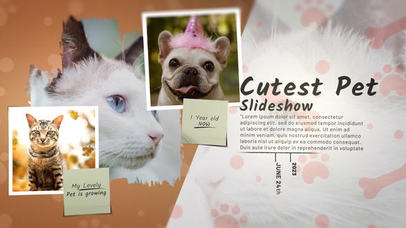 Cutest Pet Slideshow, Premiere Pro Templates | VideoHive