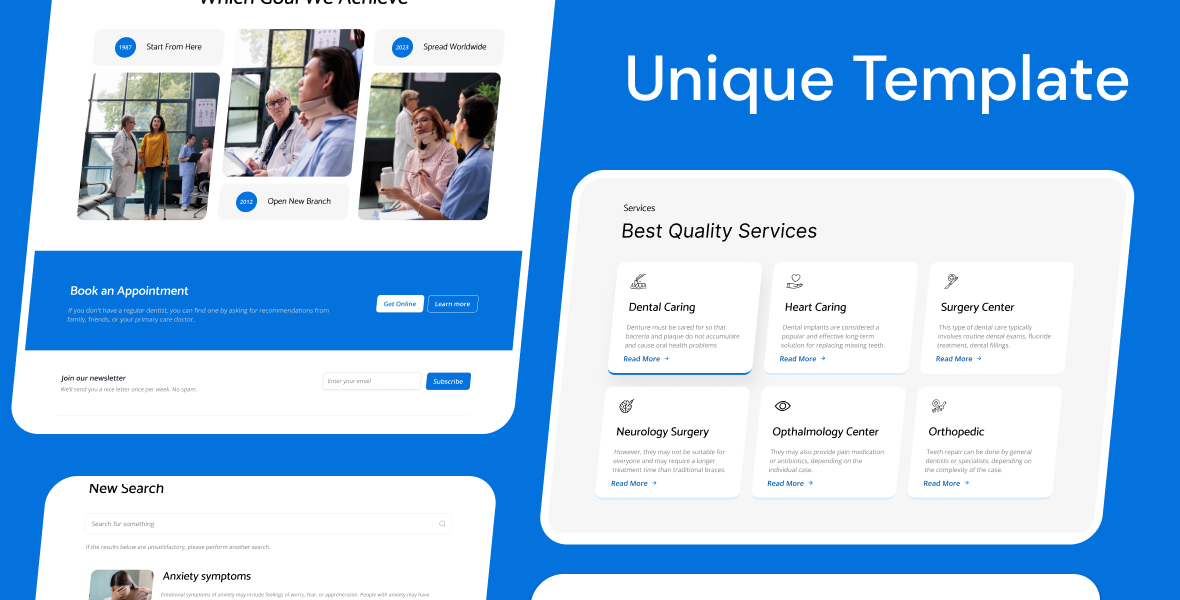 MedClinic - Doctor, Healthcare and Medical Figma Design Template by ...