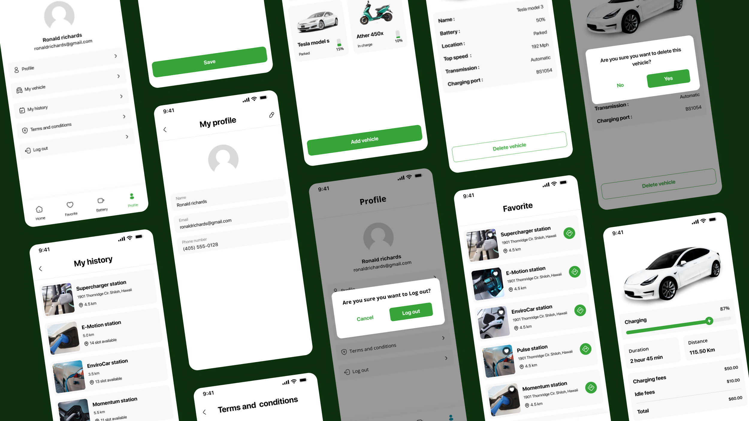 EVChargeHub UI Template: Charging stations App in Flutter(Android, iOS ...