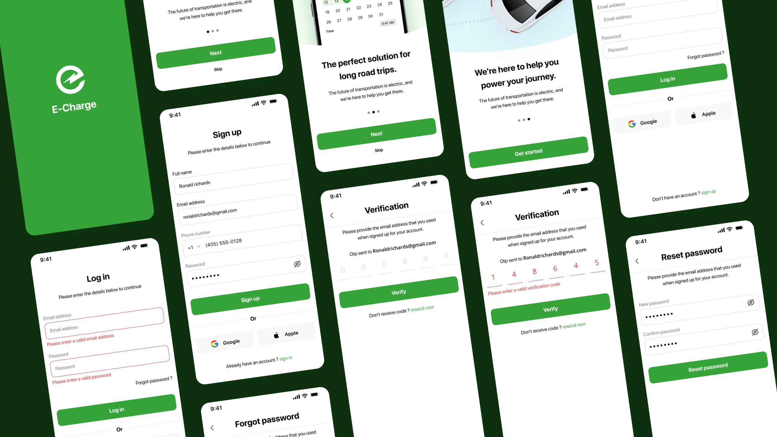 EVChargeHub UI Template: Charging stations App in Flutter(Android, iOS ...