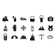 Expedition Icons Set Simple Vector, Vectors | GraphicRiver