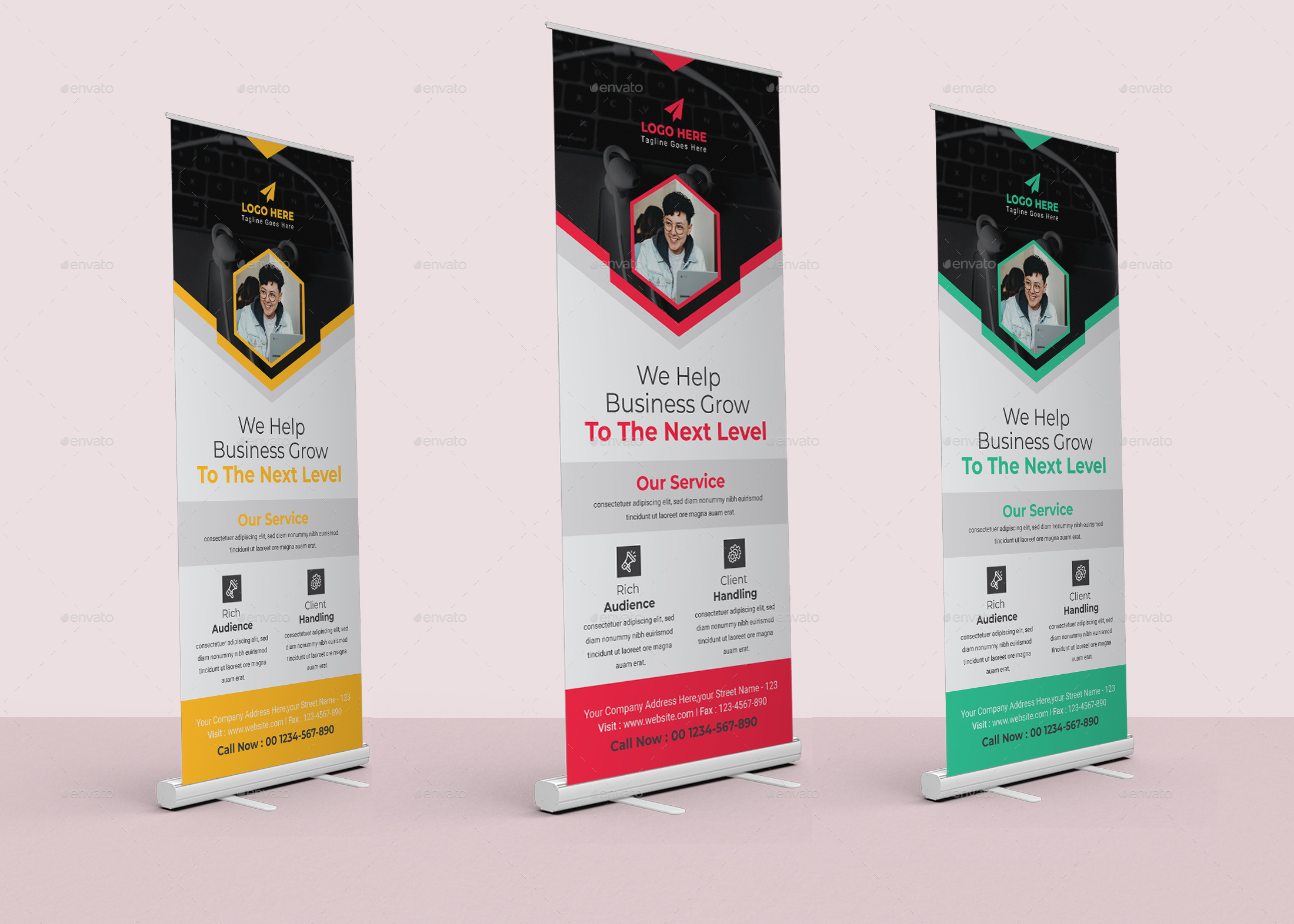 Business Rollup Template, Print Templates | GraphicRiver