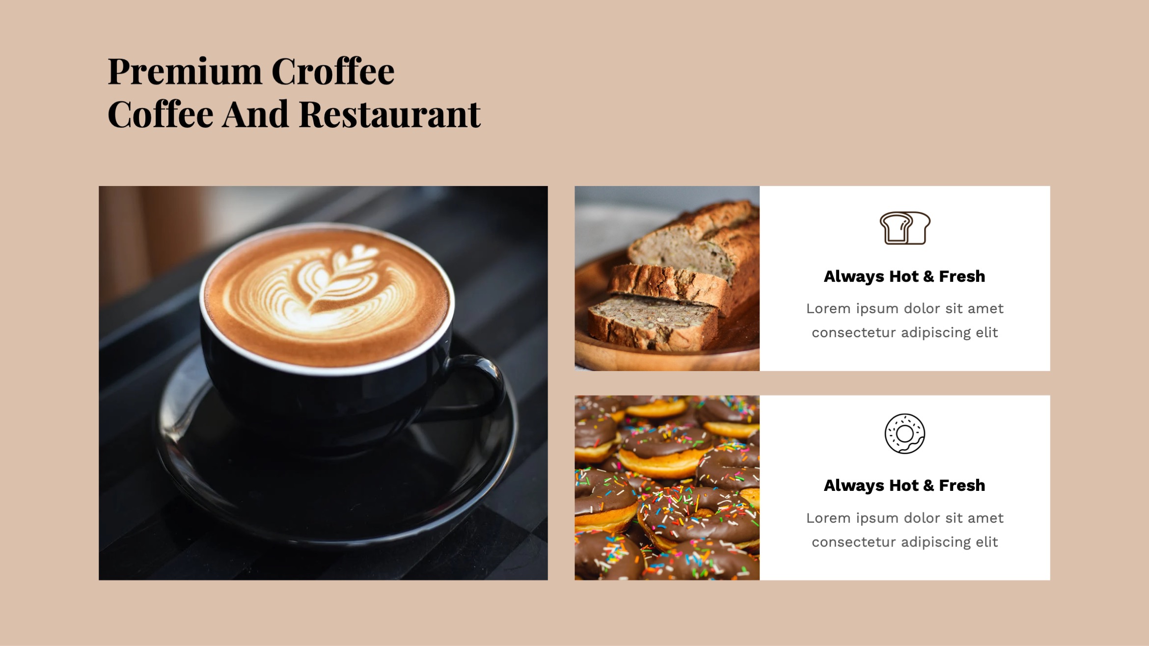 Croffee – Coffee Shop PowerPoint Template, Presentation Templates ...