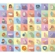 Reproductive Health Icons Set Flat Vector, Vectors | GraphicRiver