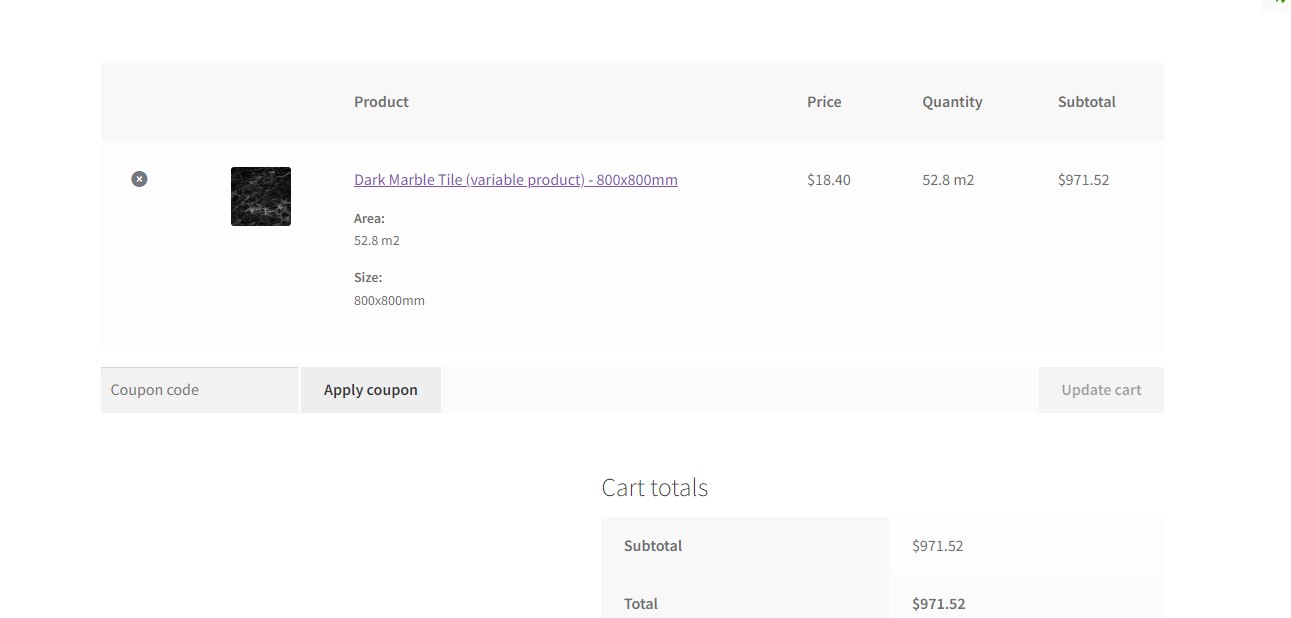 Measurement Tile Area for WooCommerce by ElephantTheme | CodeCanyon