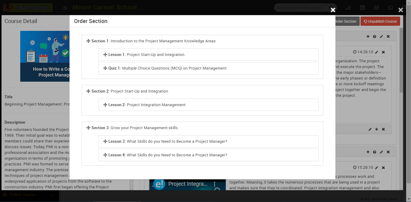 Smart School Online Course by QDOCS | CodeCanyon