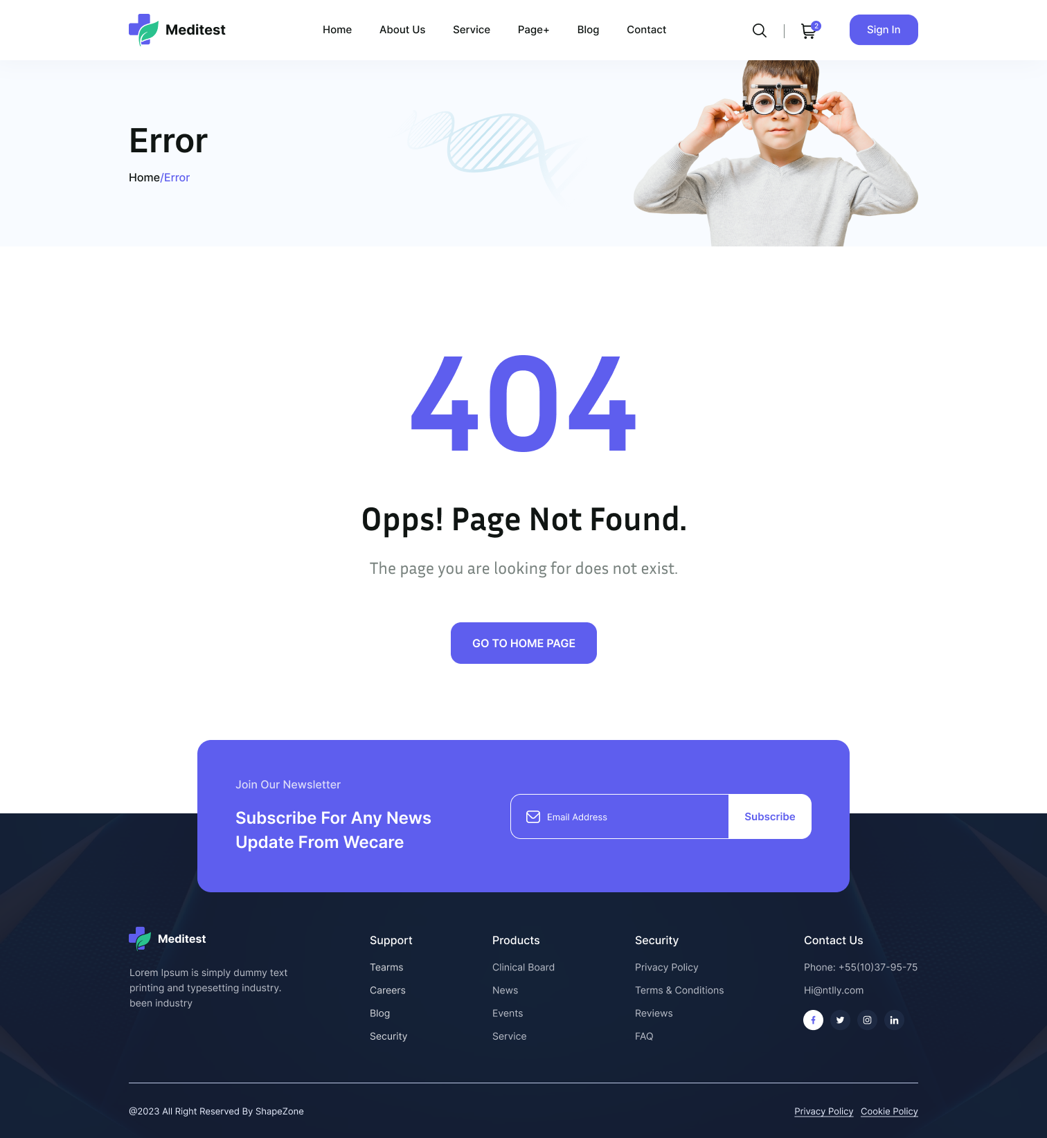 Meditest - Medical & Health Figma Template by ShapeZone | ThemeForest