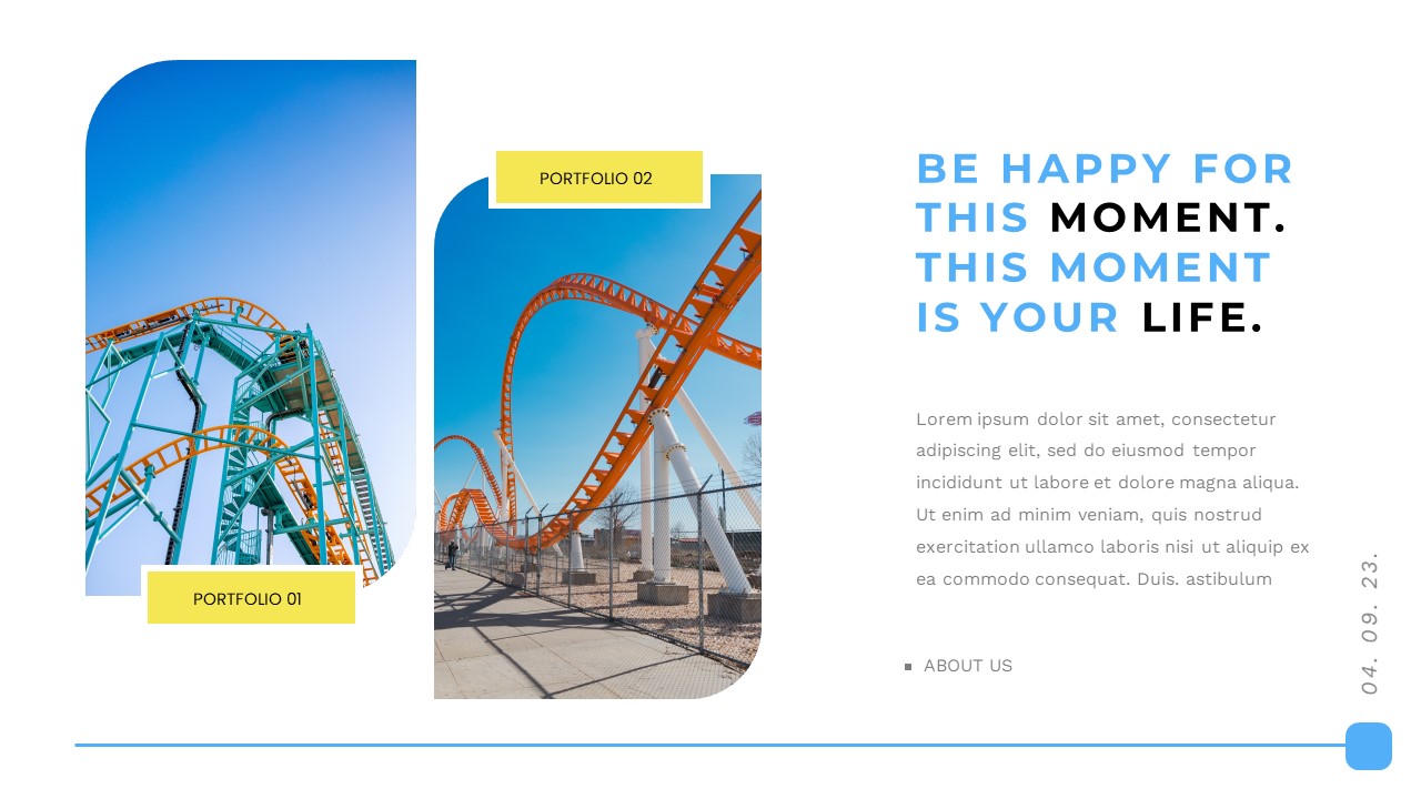 Drenaline – Theme Park Google Slides Template, Presentation Templates
