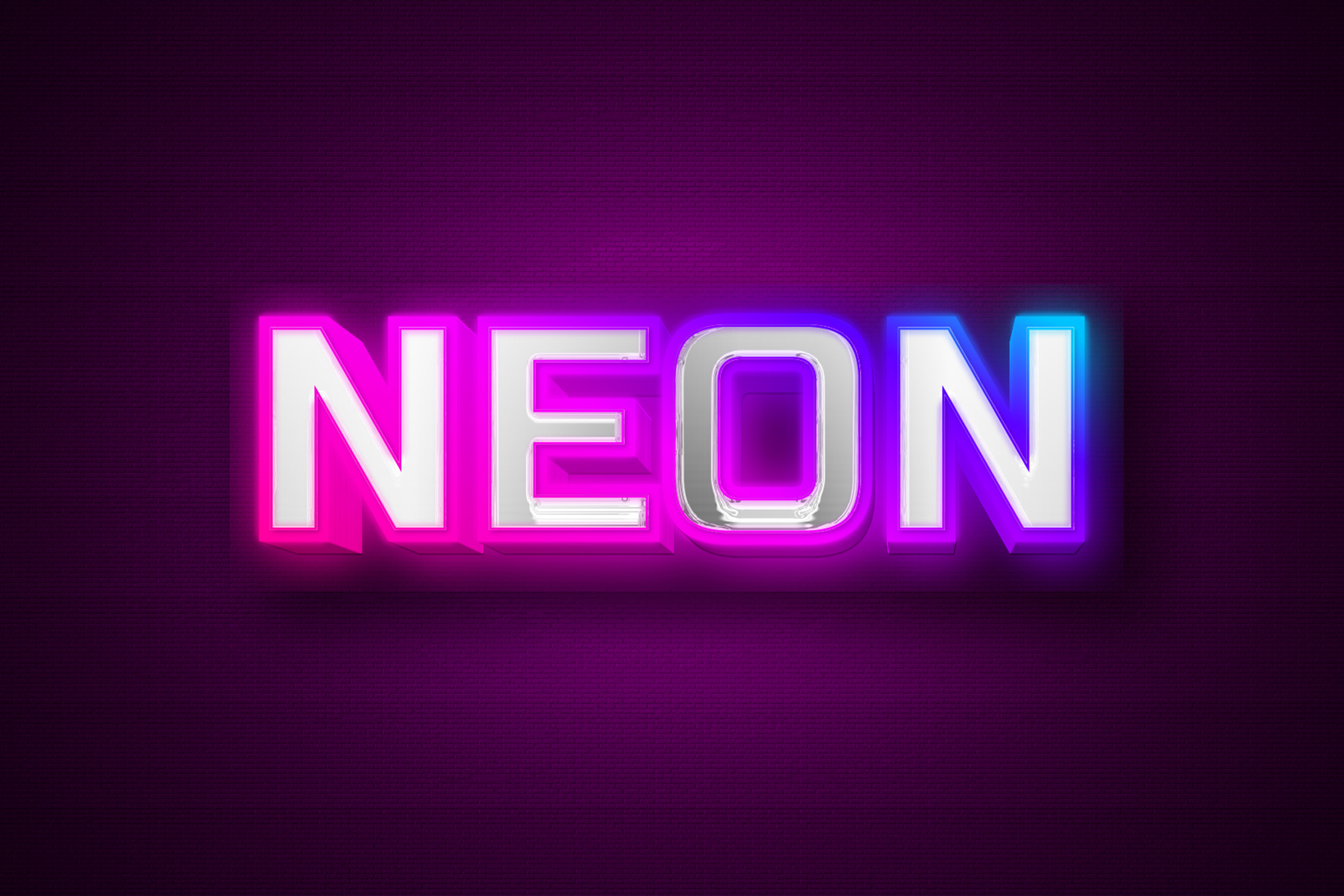 Neon - Editable Text Effects for Adobe Illustrator, Add-ons | GraphicRiver