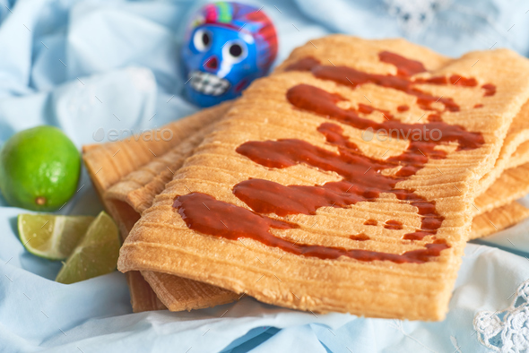 Authentic Duros or chicharron in a Mexican Culinary Scene Stock Photo ...