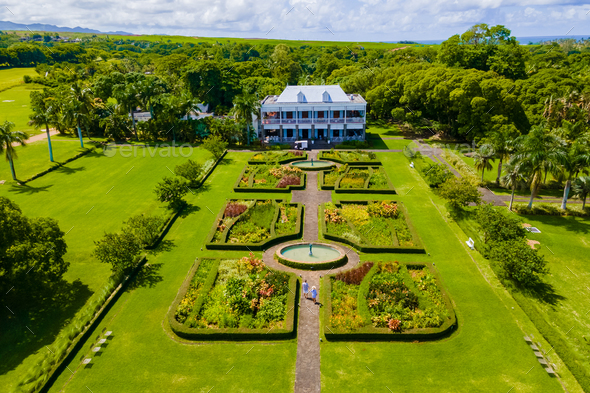 Le Chateau de Bel Ombre Mauritius, an old castle in a tropical garden ...