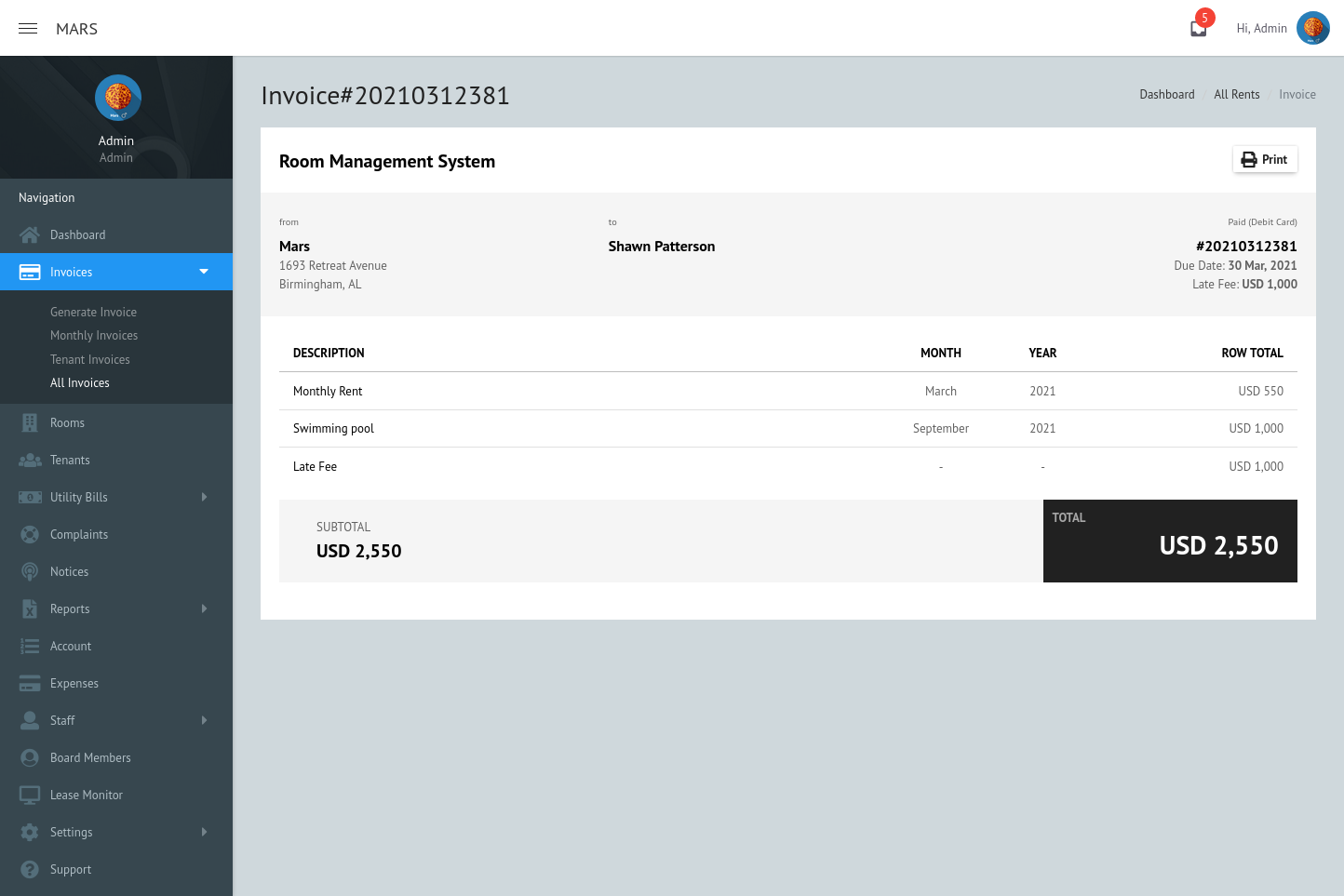 Mars | Room Management System by t1m9m | CodeCanyon