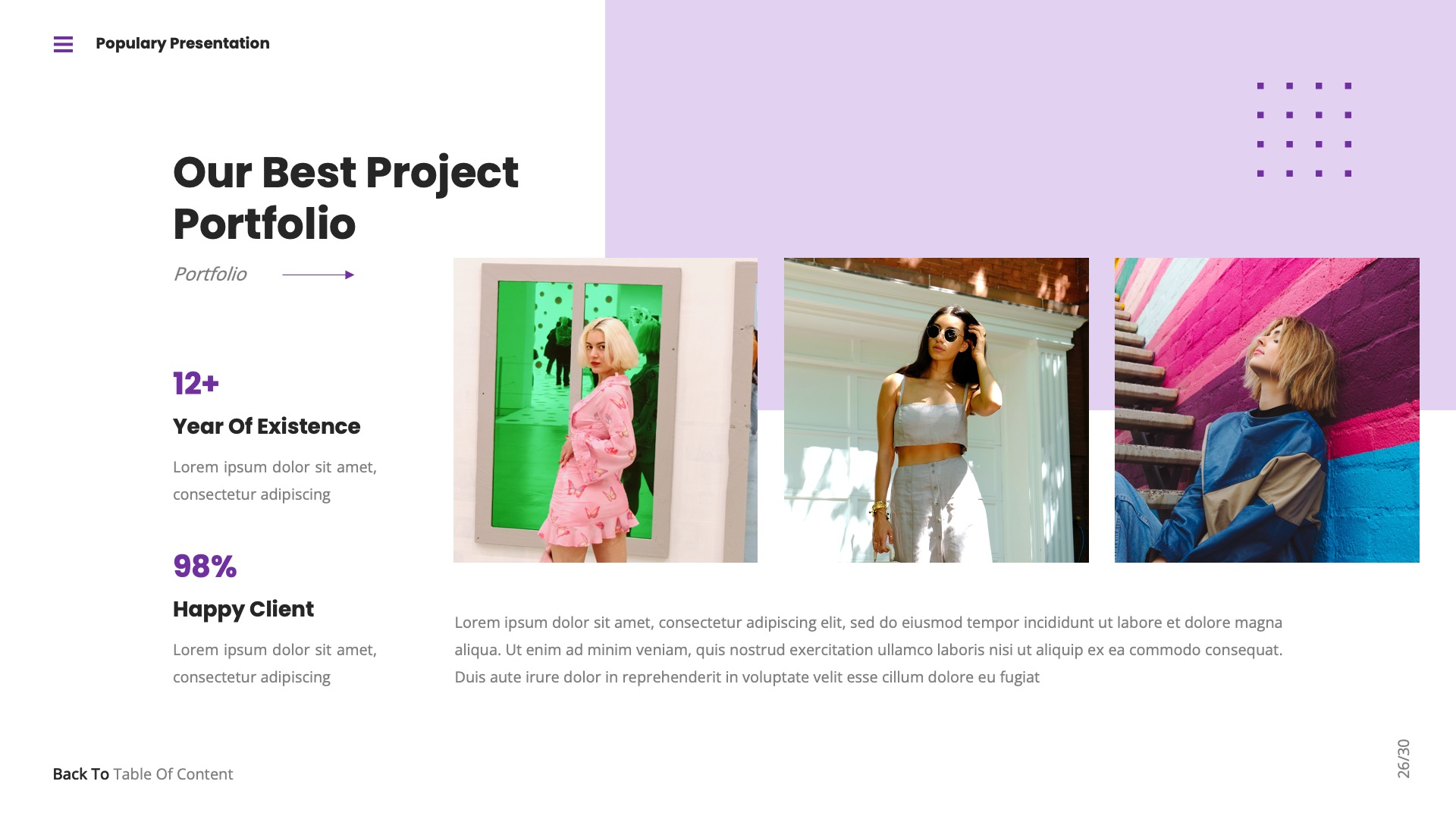 Populary - Influencer & Content Creator PowerPoint, Presentation Templates