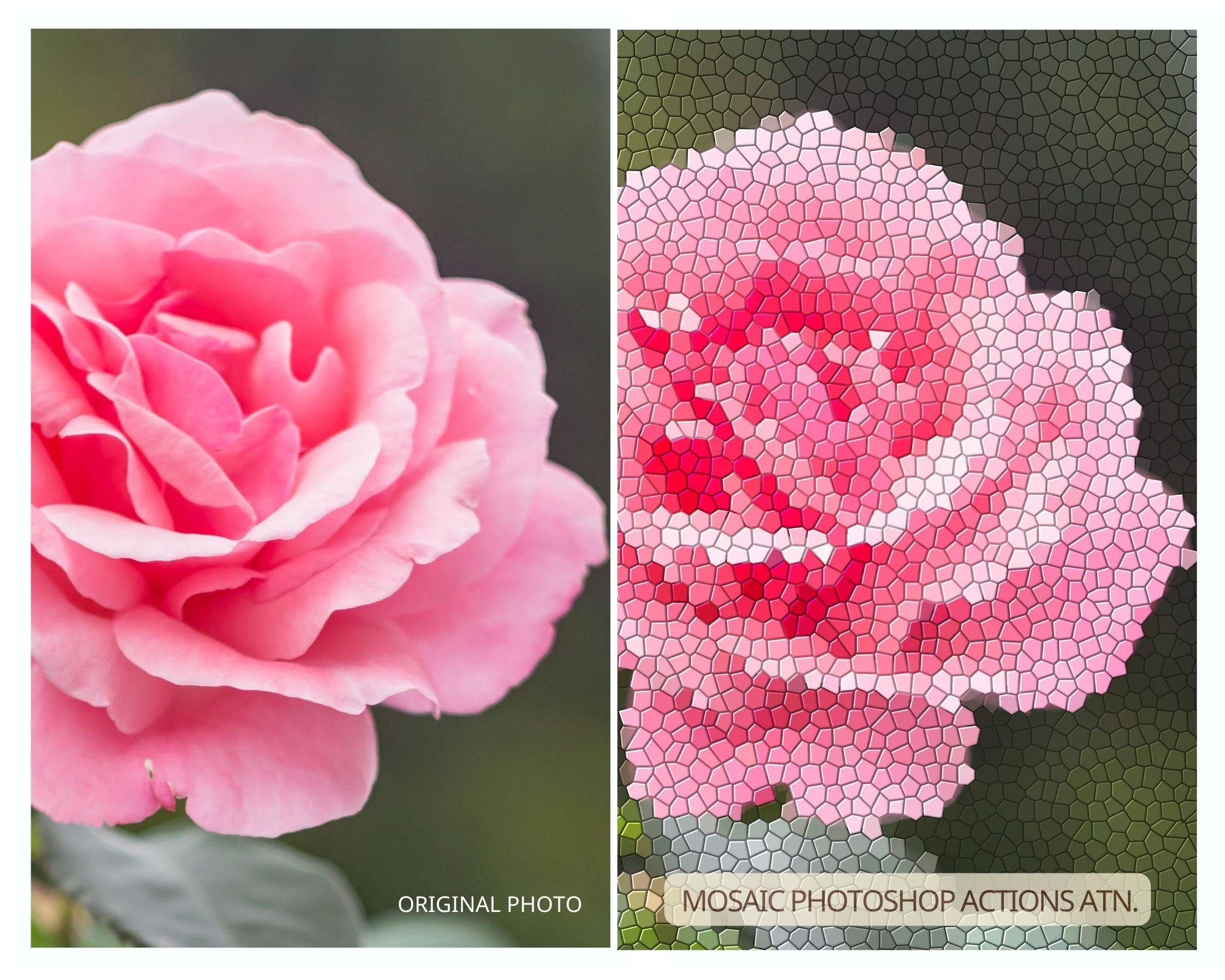 Professional Mosaic Photoshop Actions atn., Add-ons | GraphicRiver