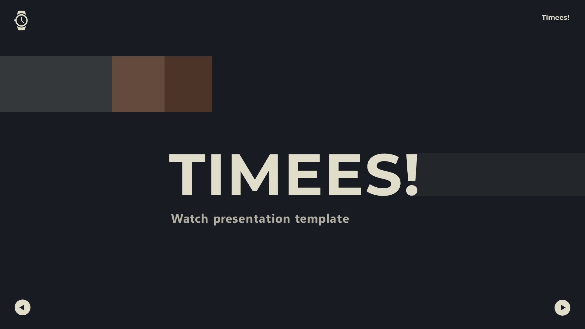 TIMEES - Watch PowerPoint template, Presentation Templates | GraphicRiver