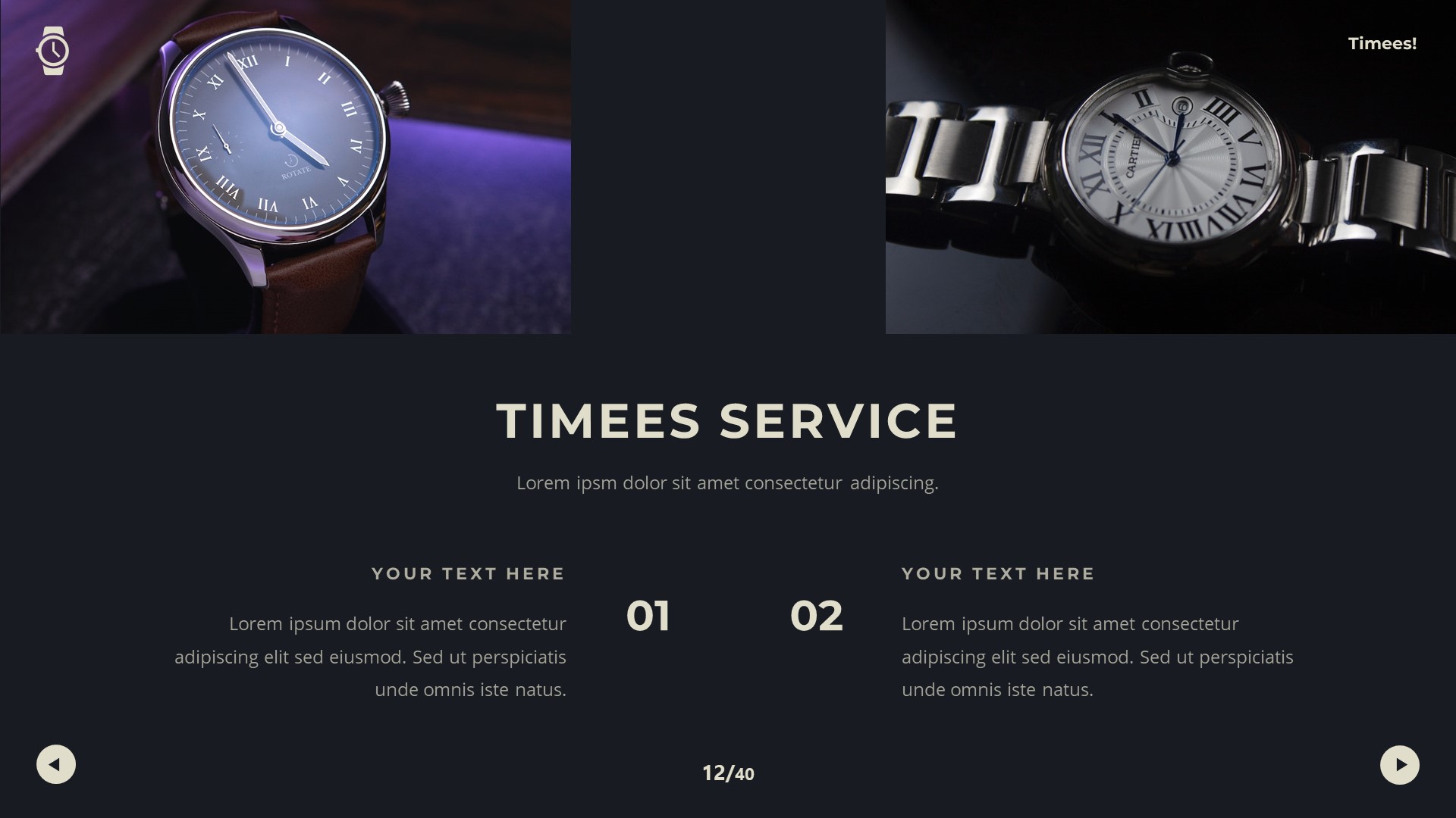 TIMEES - Watch PowerPoint template, Presentation Templates | GraphicRiver