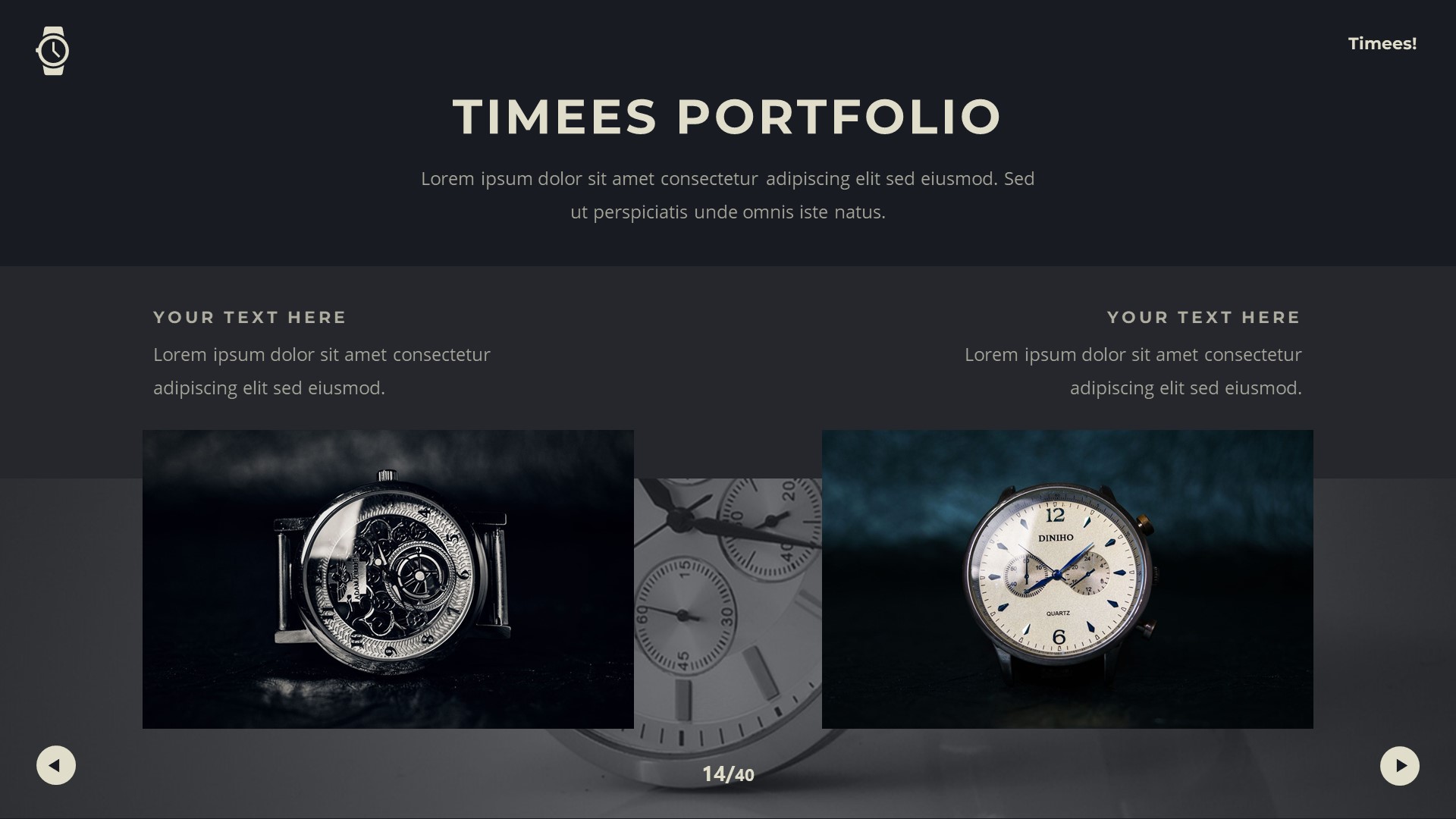TIMEES - Watch PowerPoint template, Presentation Templates | GraphicRiver