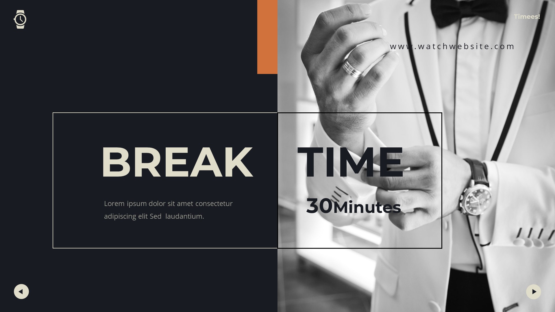 TIMEES - Watch PowerPoint template, Presentation Templates | GraphicRiver
