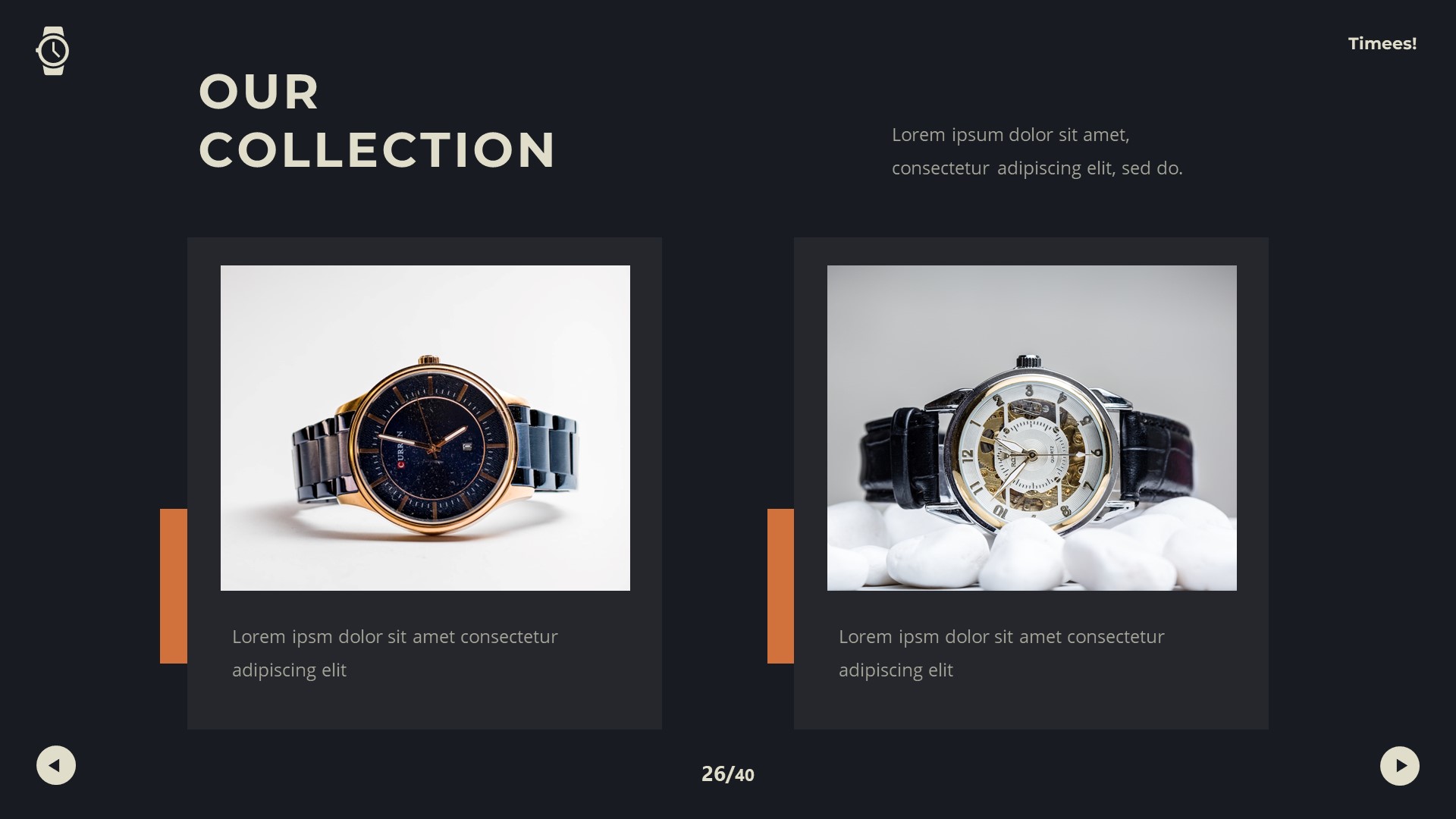TIMEES - Watch PowerPoint template, Presentation Templates | GraphicRiver